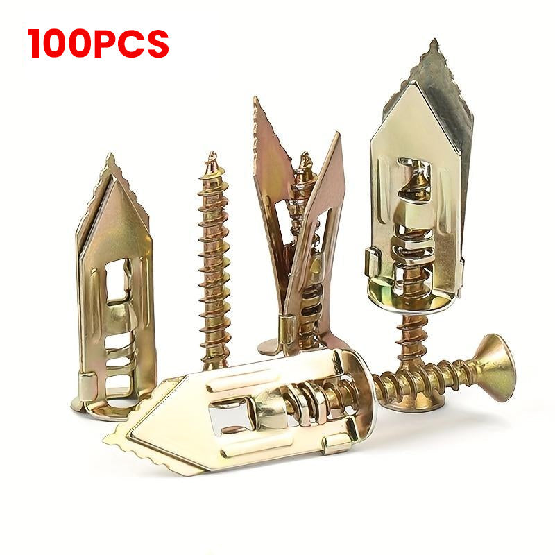 Drywall Expansion Anchors + High Strength Zinc Screws Kit – oilinda